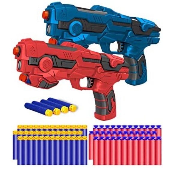Toys | 2 Pack Blaster Toy Guns Darts Gun For Boys Toys Set Soft Foam ...